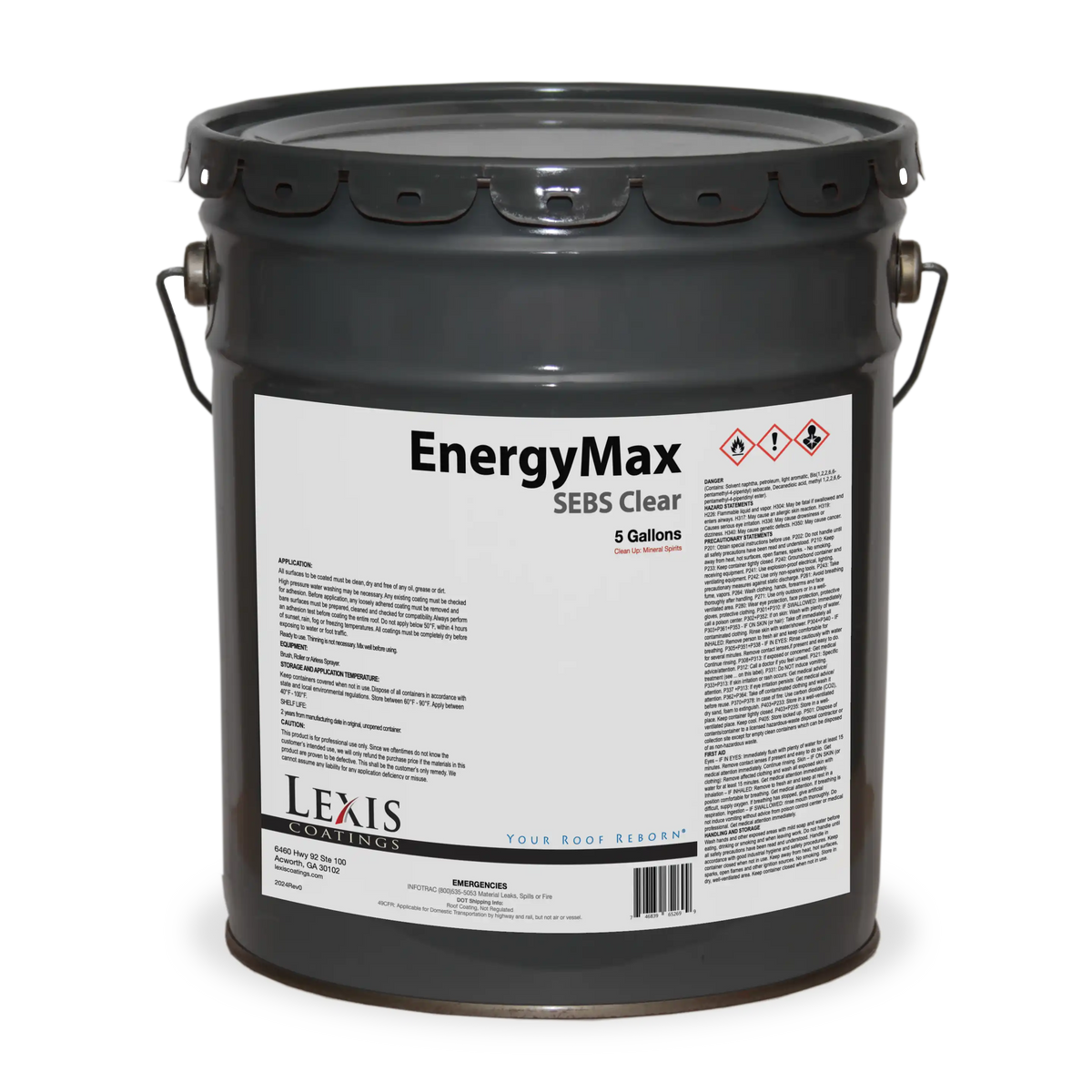 Roof Coating: EnergyMax SEBS Clear Coating 5g — RoofCoatings.com